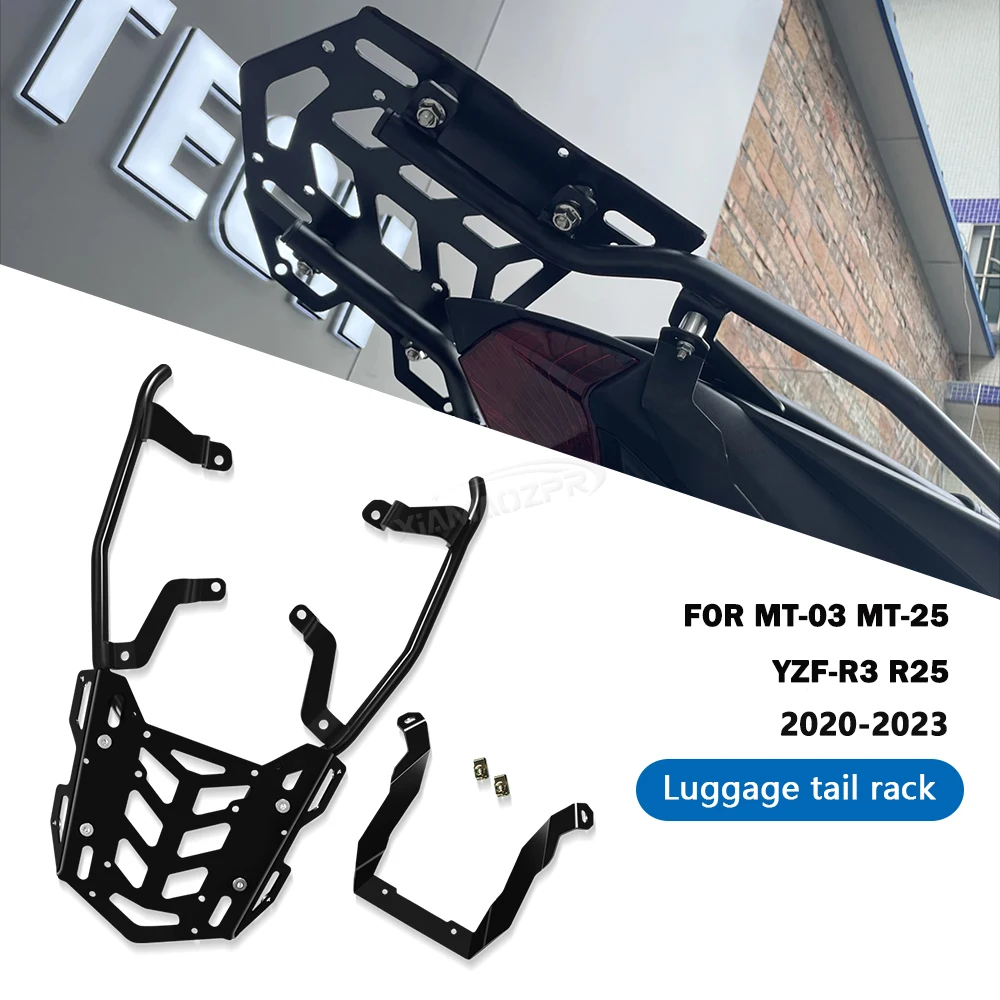 FOR-Accessories-MT-03-MT-25-YZF-R3-R25-2020-2023-Rear-Carrier-Luggage ...