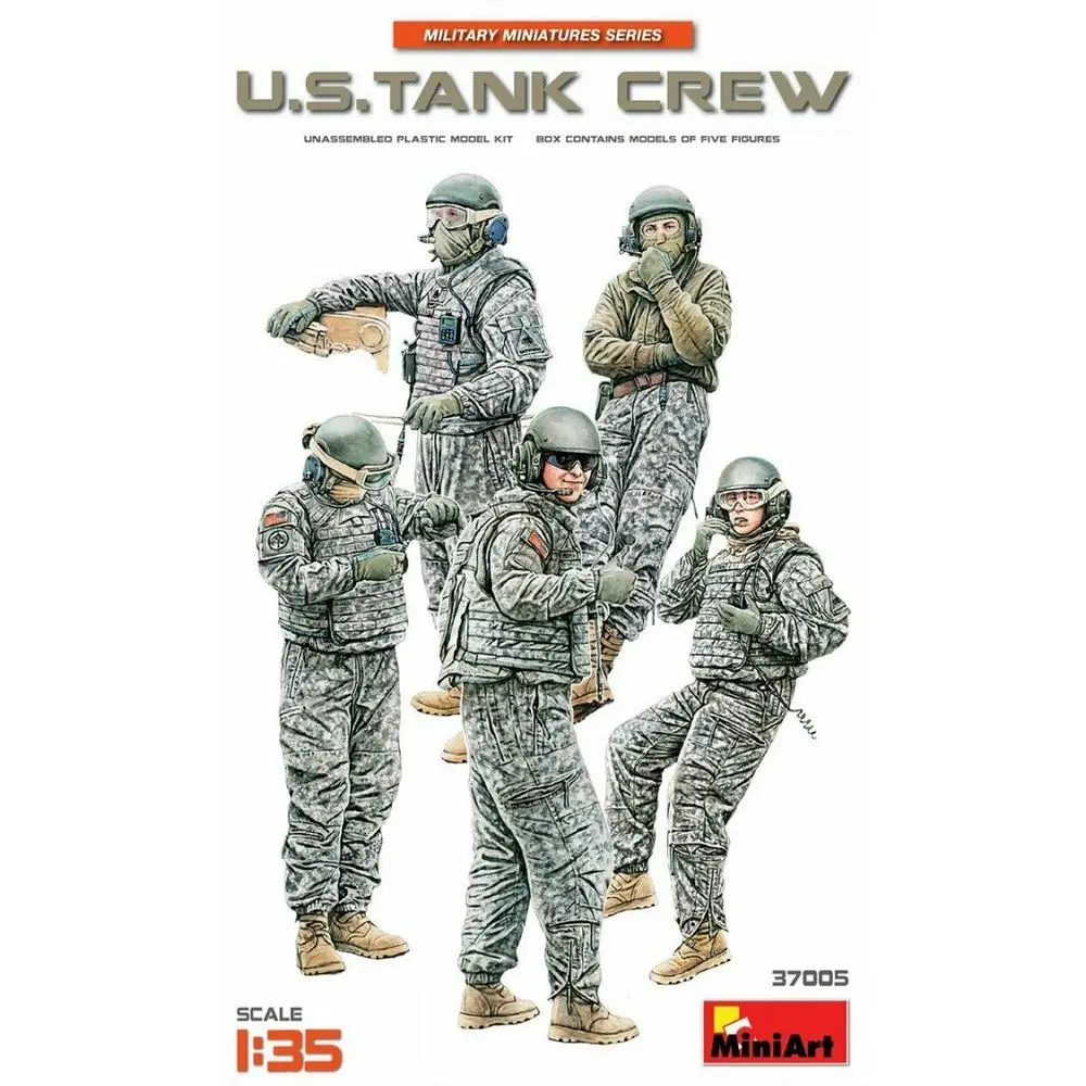 MiniArt 37005 1/35 U.S. Tank Crew Scale Model Kit| | - AliExpress