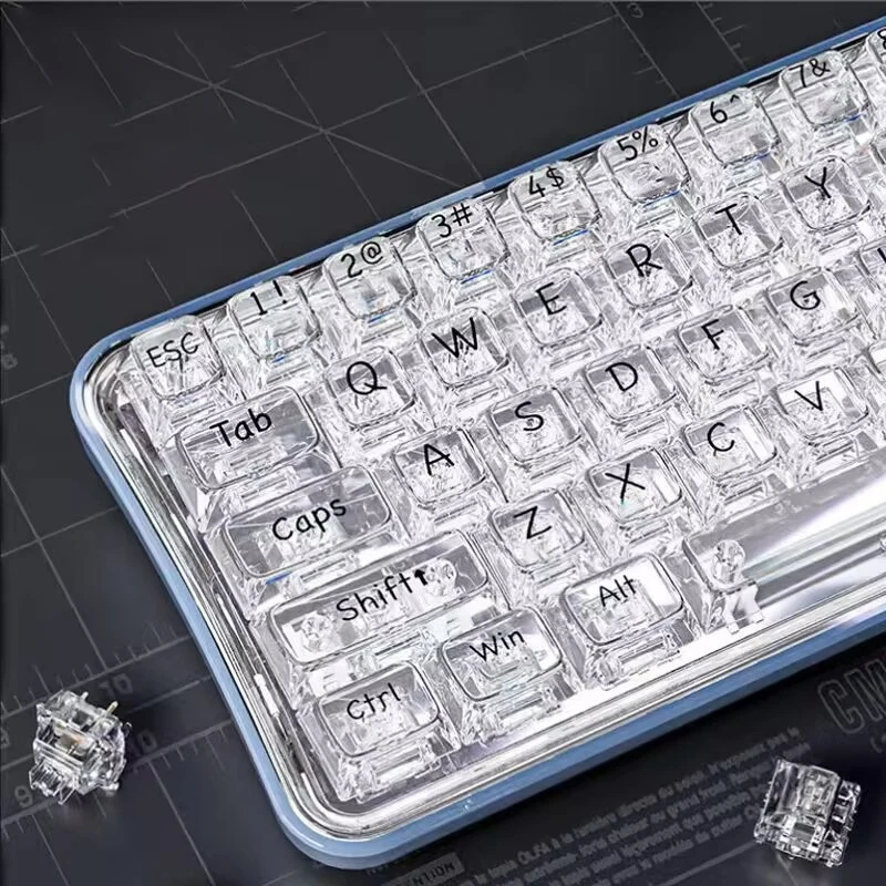 Teclado-Mec-nico-Iceberg-Teclado-do-PC-Transparente-Cristal-Retroiluminado-RGB-Personalizado ...