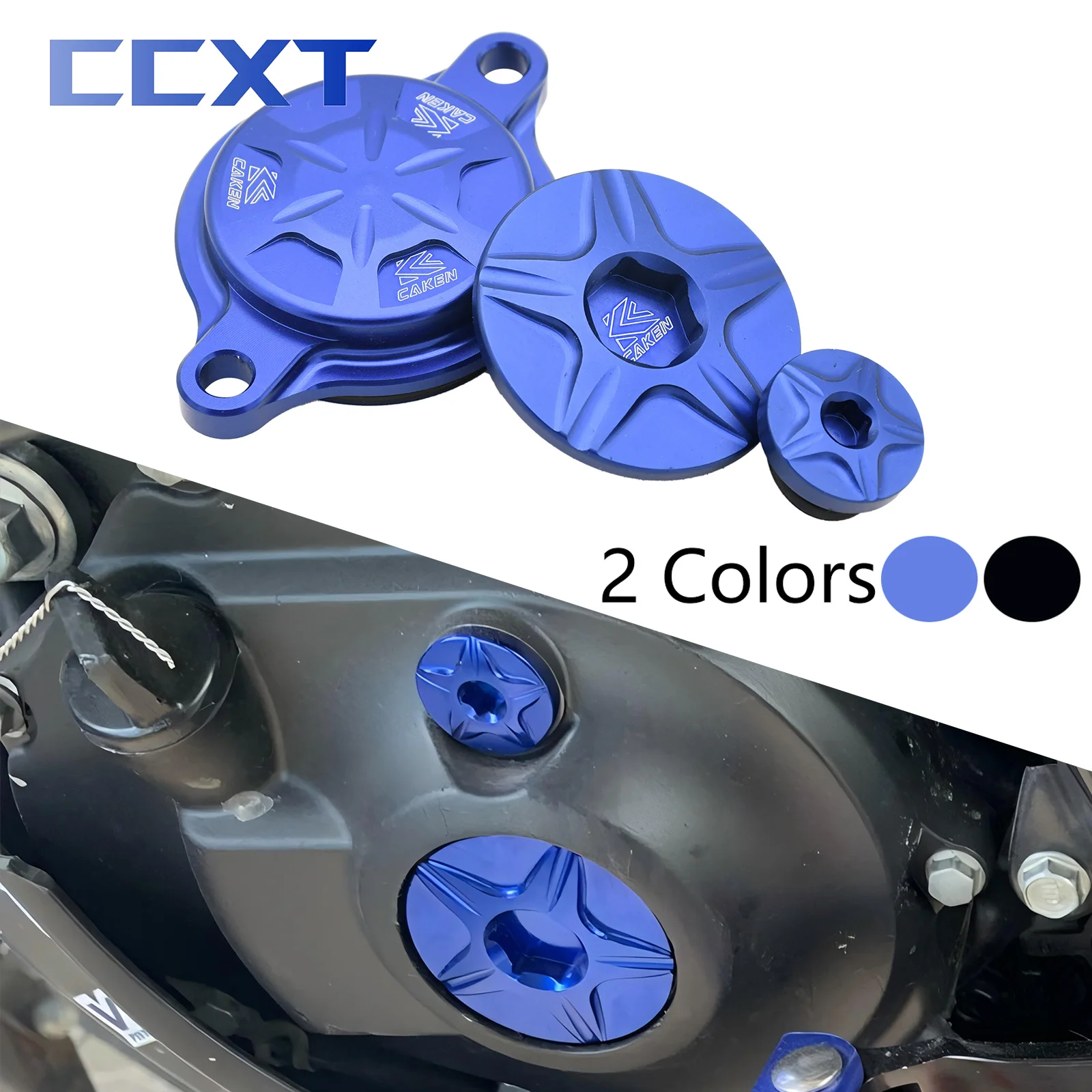 CNC-Aluminum-Billet-Engine-Timing-Plug-Oil-Plug-Set-Oil-Filteer-Covers ...