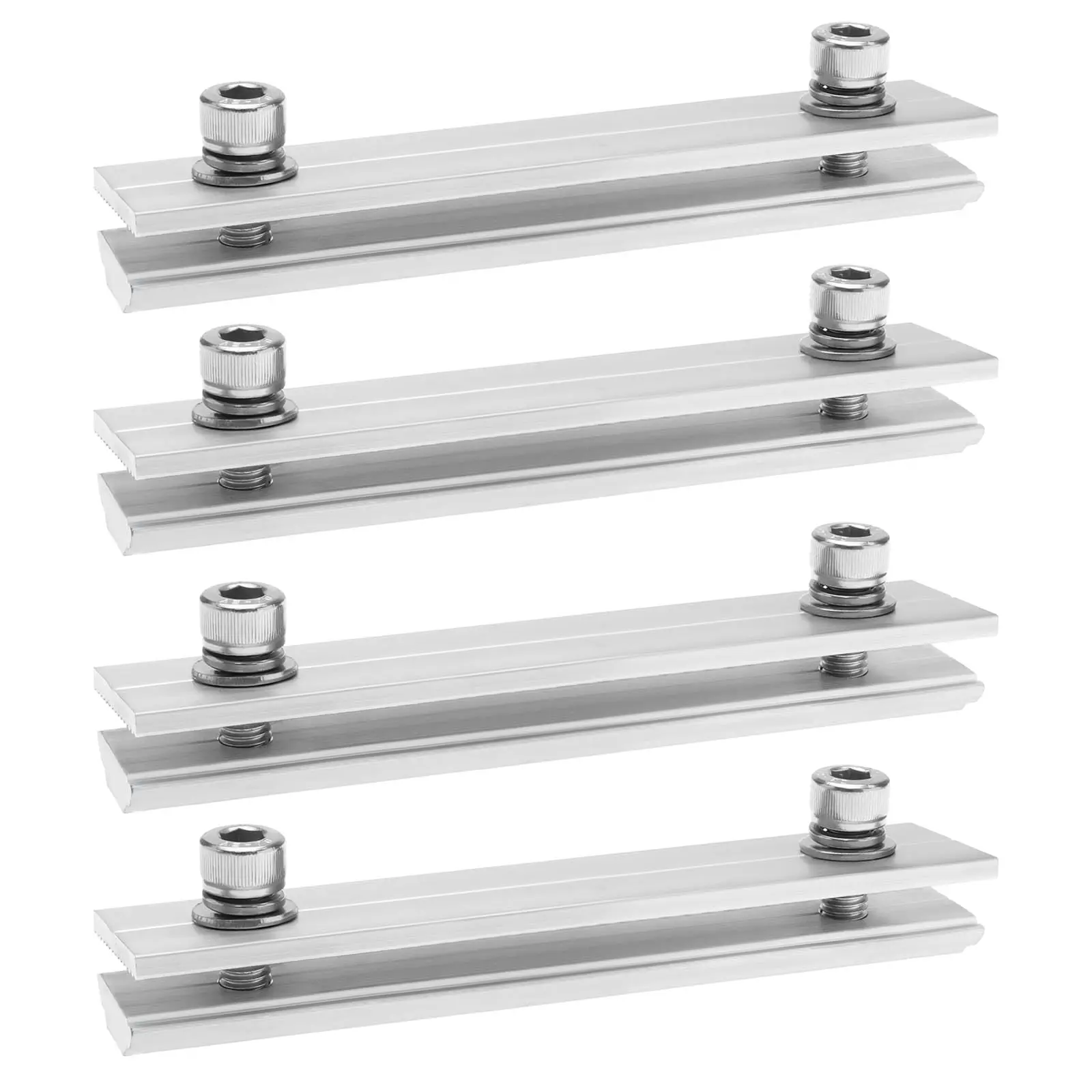 2cps-4Pcs-Solar-Panel-Rail-Profile-Connector-Aluminium-Mounting-Rail ...