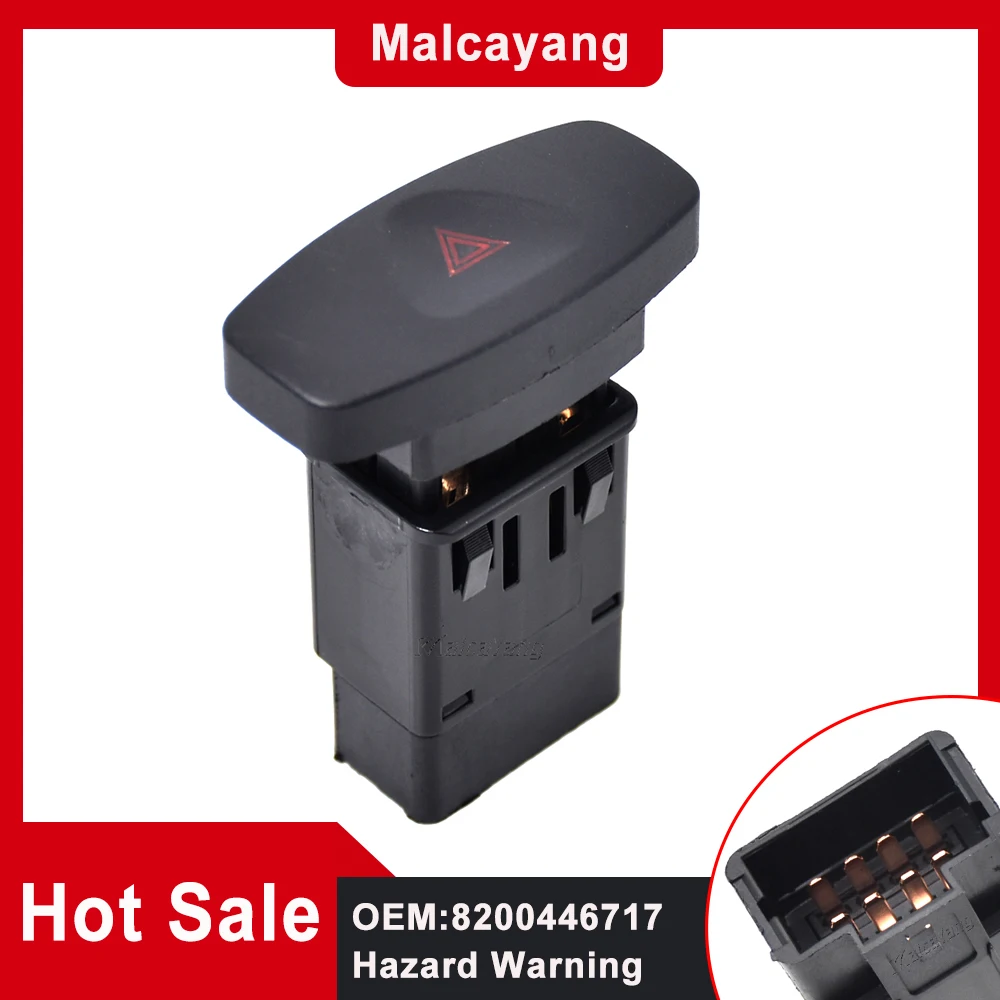 8200446717-Durable-Auto-Parts-Hazard-Warning-Indicator-Signal-Lights-Switch-Control-Button-For ...