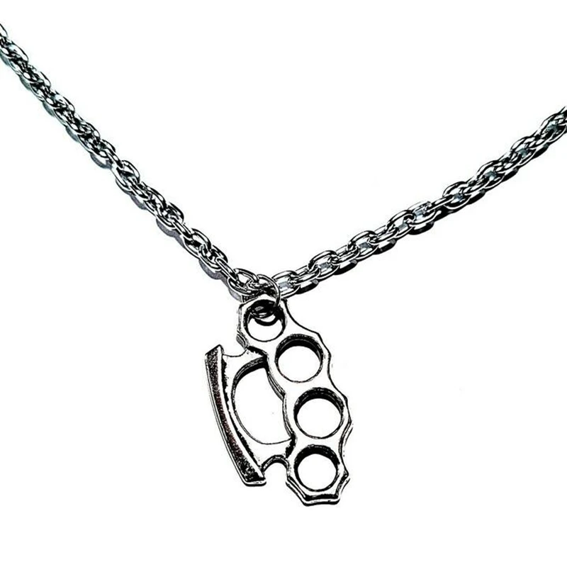Trendy-Vintage-Brass-Knuckles-Necklace-Pendant-For-Women-Men-Jewelry ...