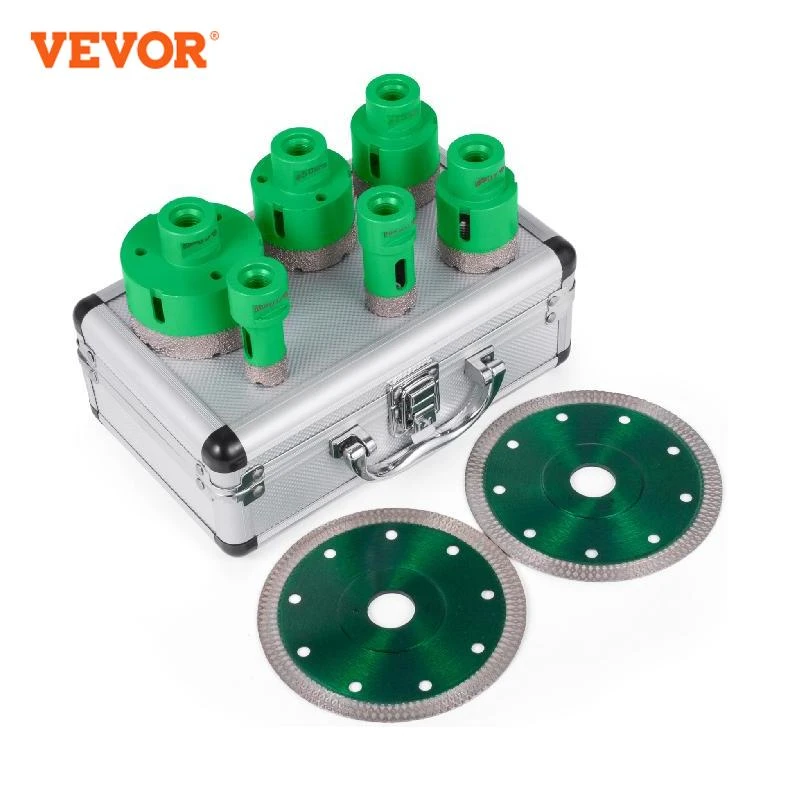 Vevor M14 Thread Diamond Dry Drill Bit & Saw Blade Vacuum Brazed ...