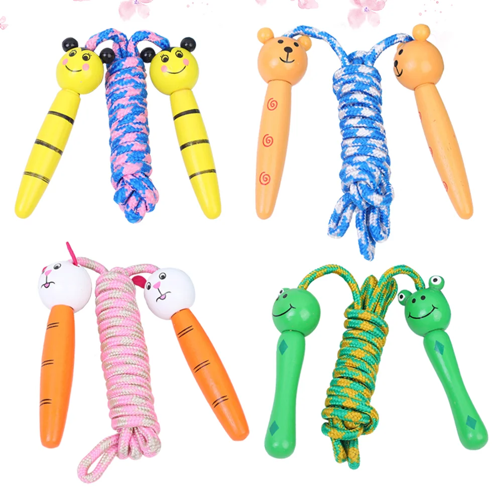 4pcs-Cartoon-Jump-Rope-Portable-Jumping-Exercise-Equipment-Creative ...