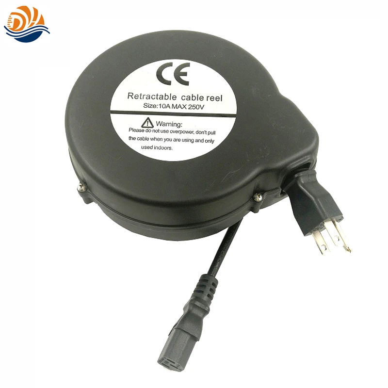 With Locking 4.4M IEC C13 Spring Automatic Retractable 10 13A Power ...