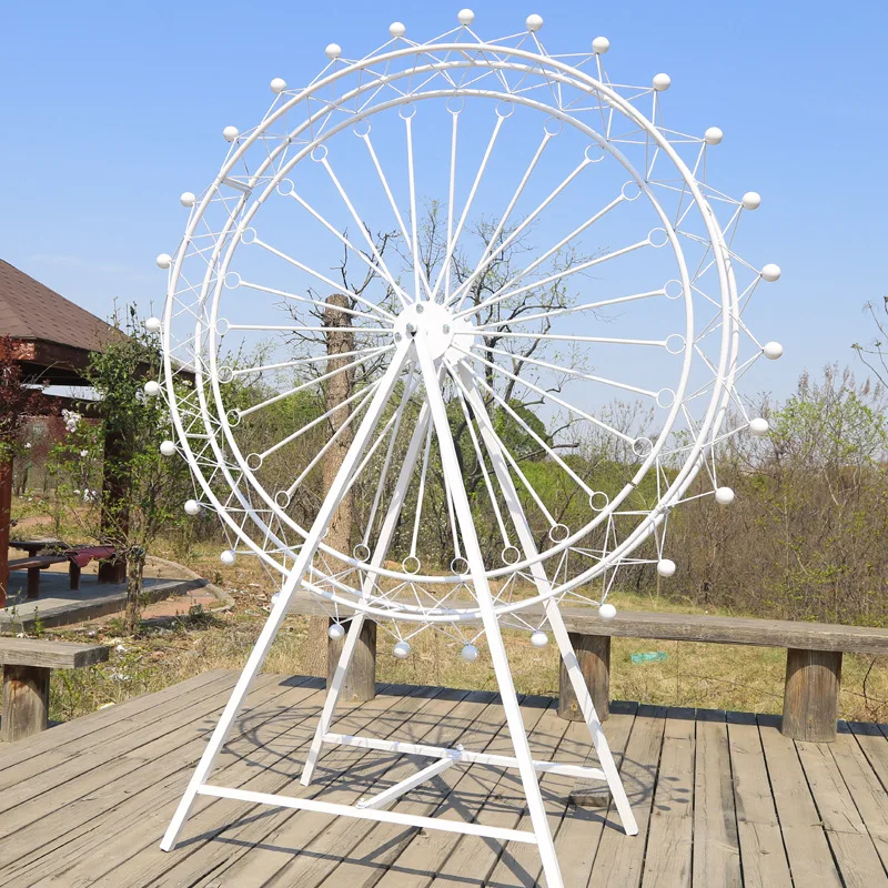 Ferris wheel model home decoration floor-standing outdoor decoration ...