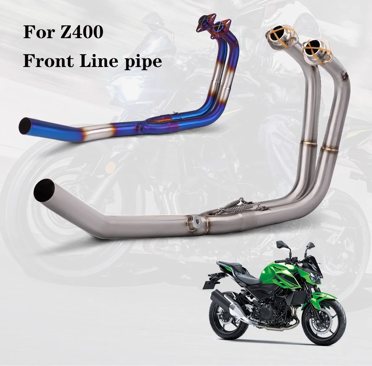 Motorcycle-supplies-for-Kawasaki-z400-Ninja400-stainless-steel-exhaust ...