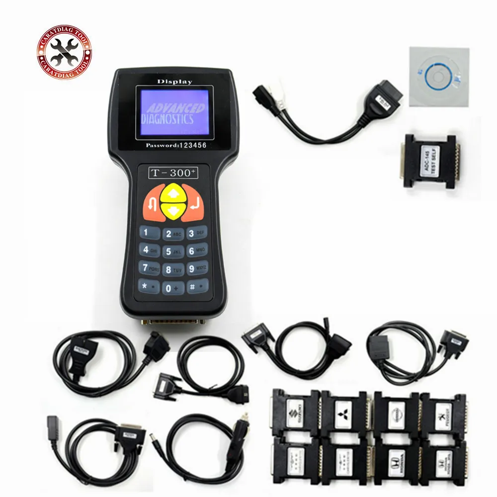 T300 Key Prgrammer Main Unit/Full Set Code Transponder T 300 Black V16 ...