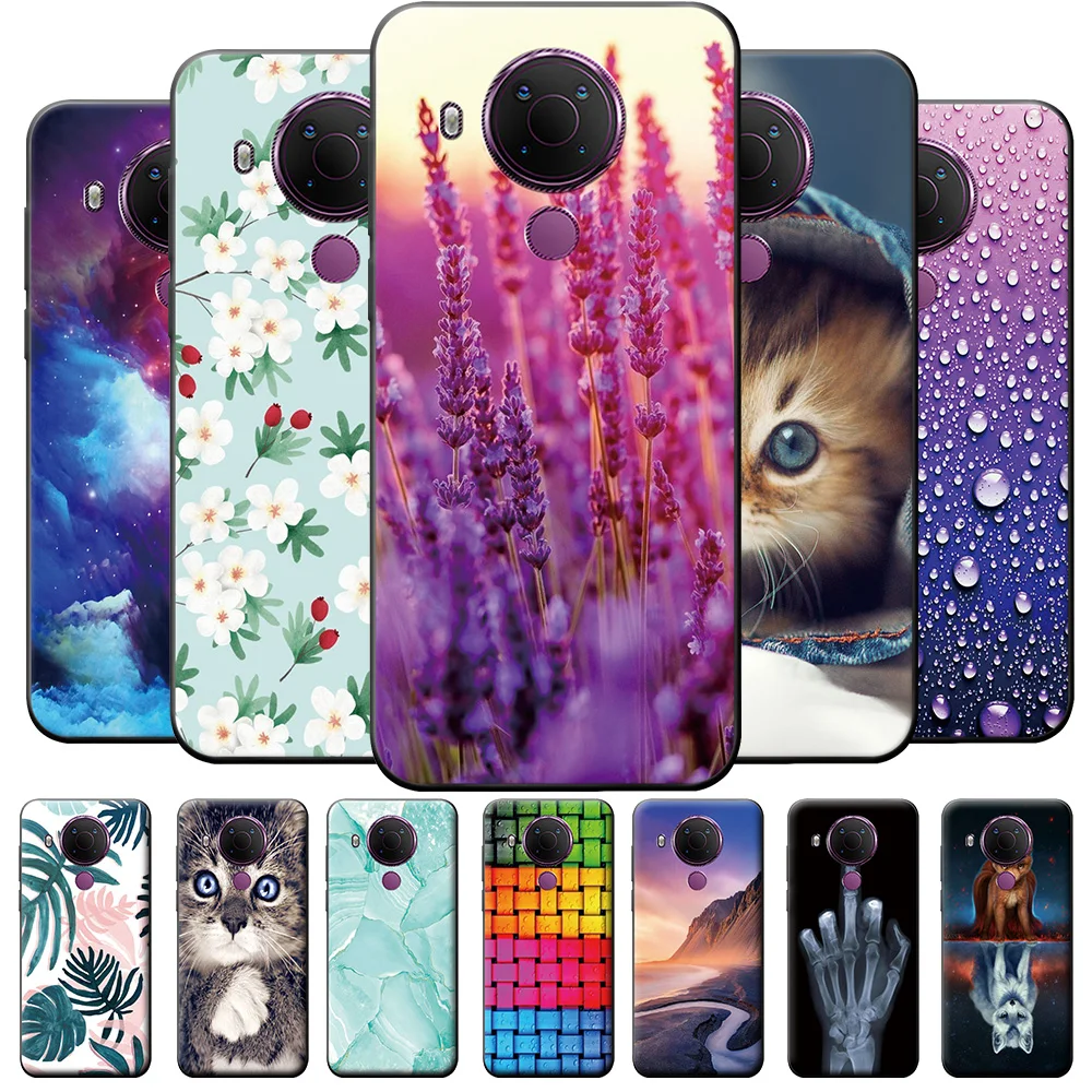 For Nokia 5.4 Case TA-1333 6.39" Cute Fashion Lovely Back Cover TA-1340 ...