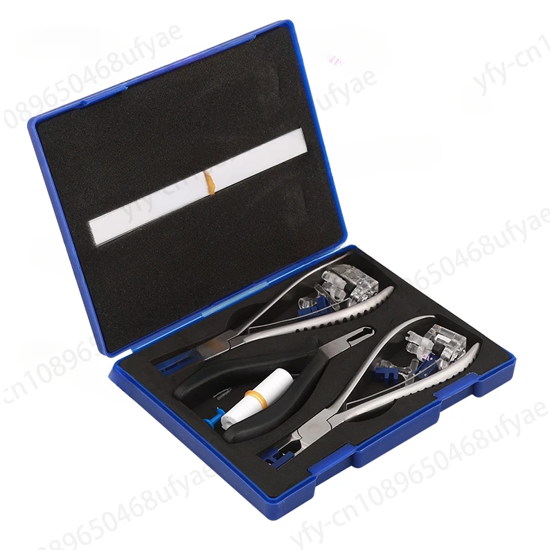 Set-of-rimless-glasses-tool-set-double-rubber-plug-punching-trimming ...