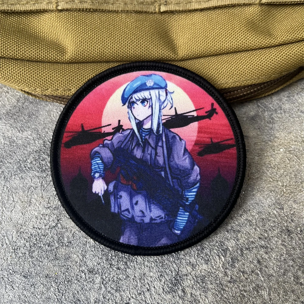 Russian Airborne Forces Soviet VDV Female Morale Airsoft Anime Patch ...