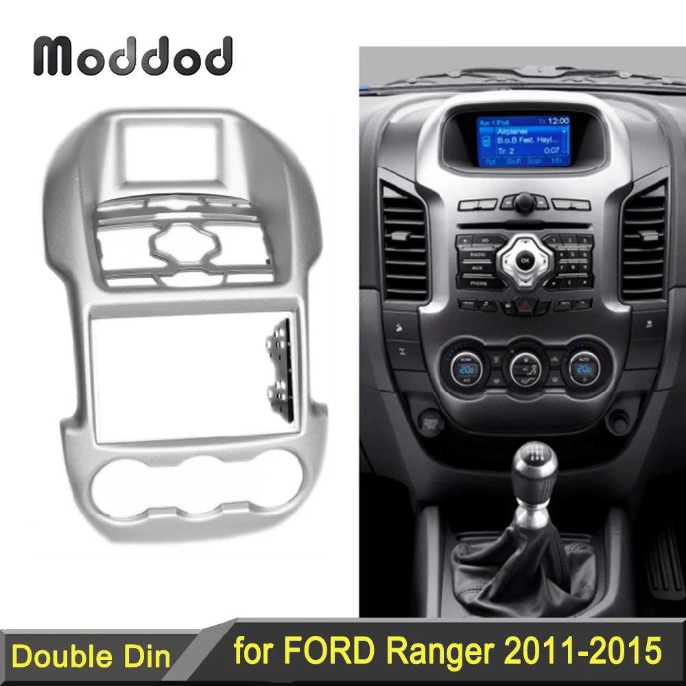 Doppel-Din-Radio-Fascia-f-r-FORD-Ranger-2011-2015-Luxus-Typ-Stereo ...