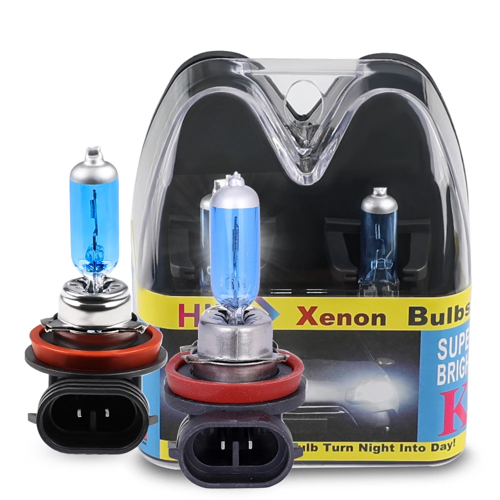 1-Set-6000K-Halogen-Bulb-Lamp-with-Packing-Box-H11-55W-Fog-Light-Auto ...