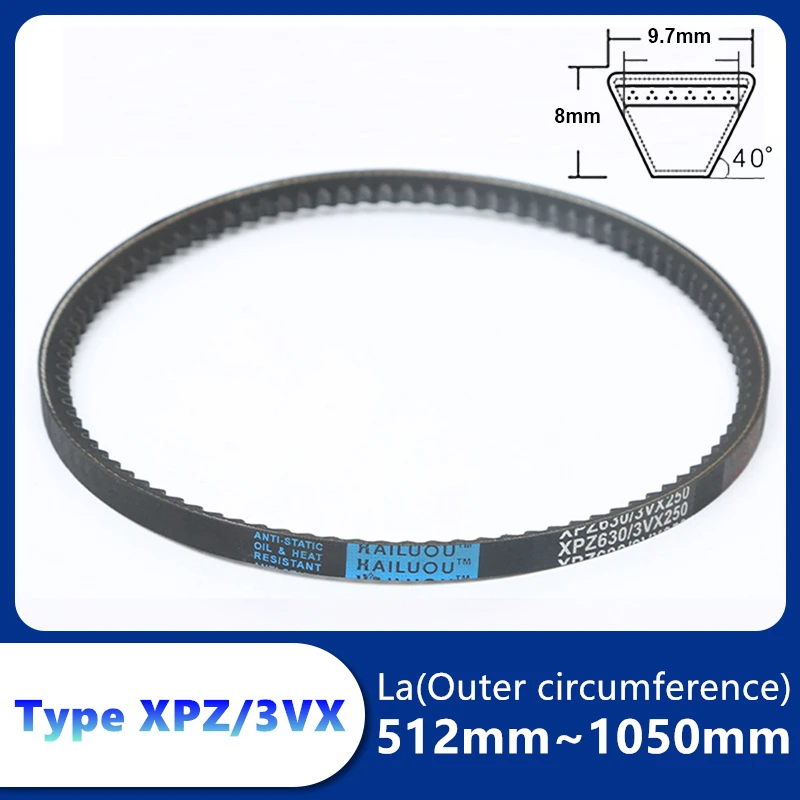 Cinta-transportadora-dentada-tipo-XPZ-3VX-borde-en-bruto-engranaje-en-V ...