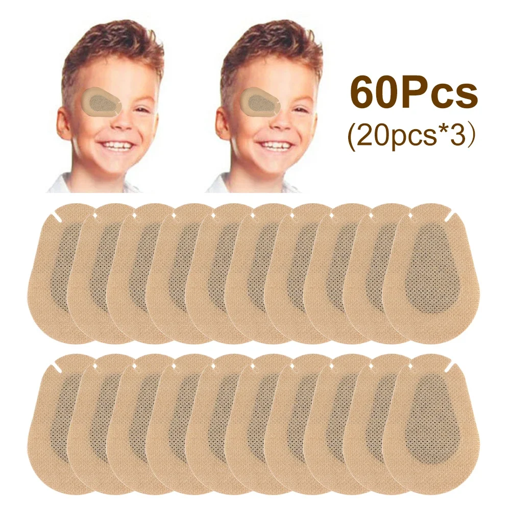 60Pcs-Breathable-Amblyopia-Eye-Patch-Band-Aid-Skin-Color-Kids ...
