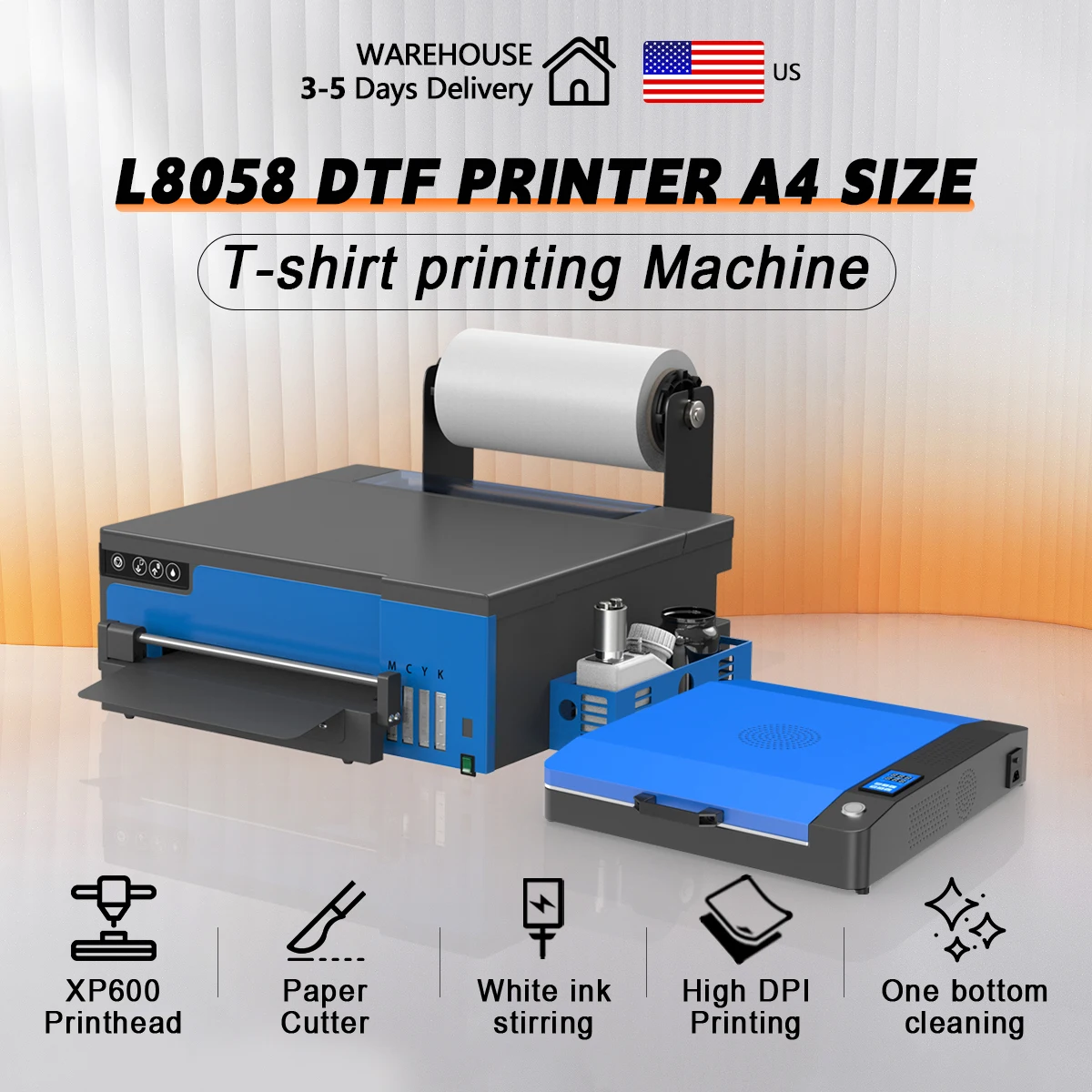 A4 DTF Printer For Epson XP600 DTF Printing Machine T-Shirt Impressora ...