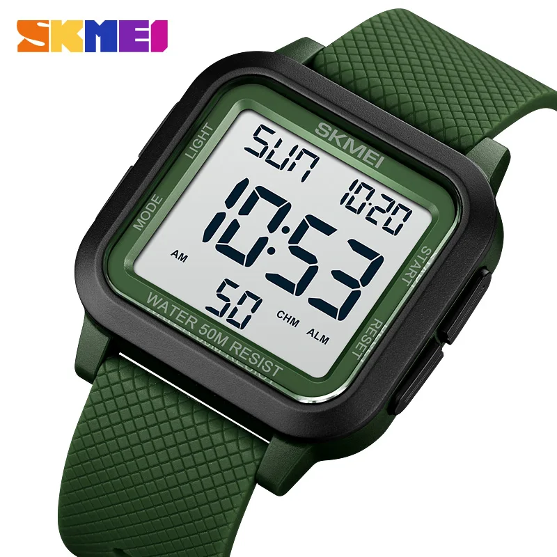 SKMEI-Outdoor-Sport-Watch-Men-Alarm-Chrono-Clock-5Bar-Waterproof ...