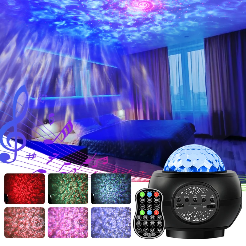 USB-Starry-Projector-Galaxy-Night-Light-For-Bedroom-With-Remote ...