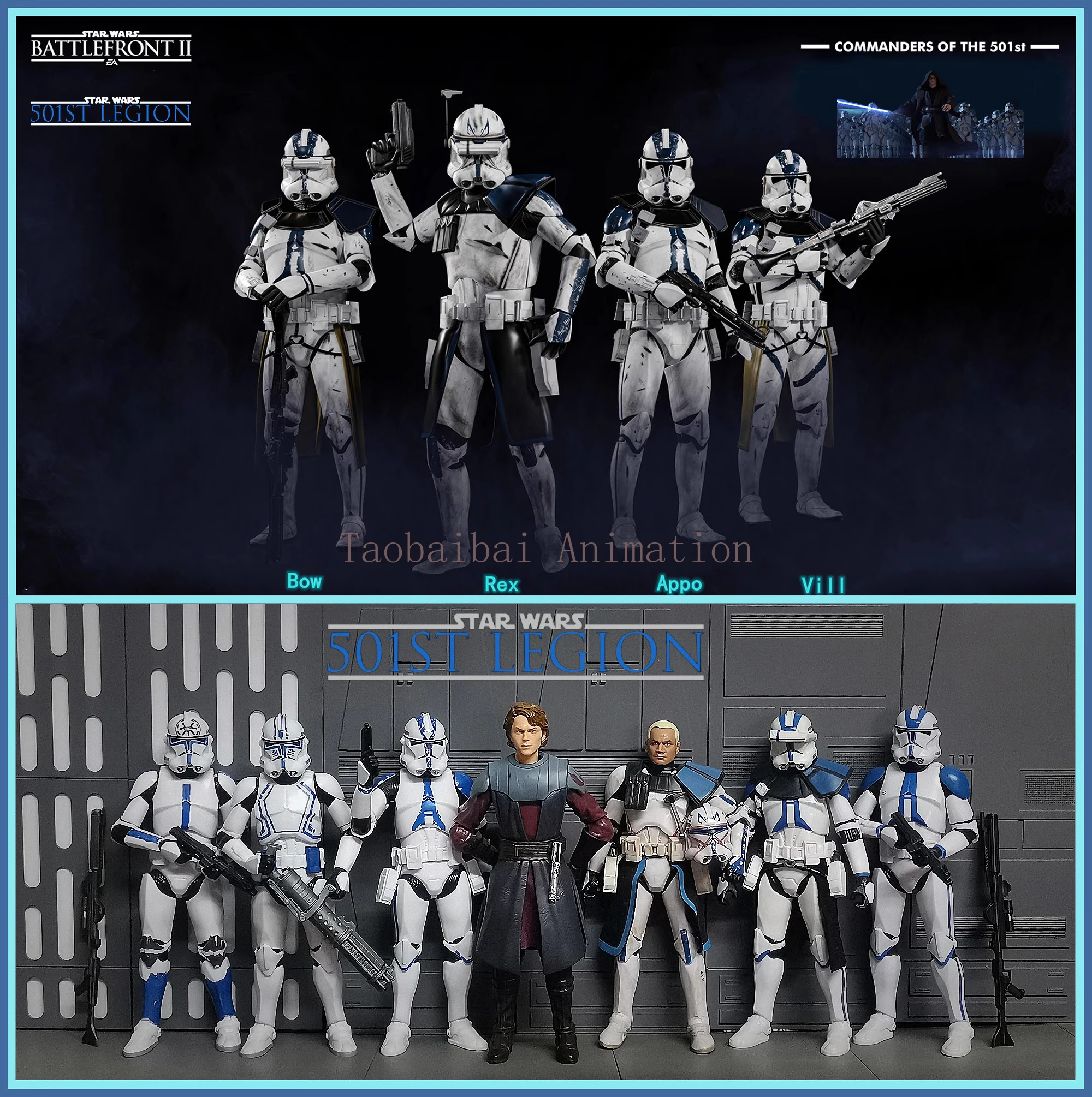 Figura-de-acci-n-de-Star-Wars-6-pulgadas-501st-Legion-clon-Trooper ...