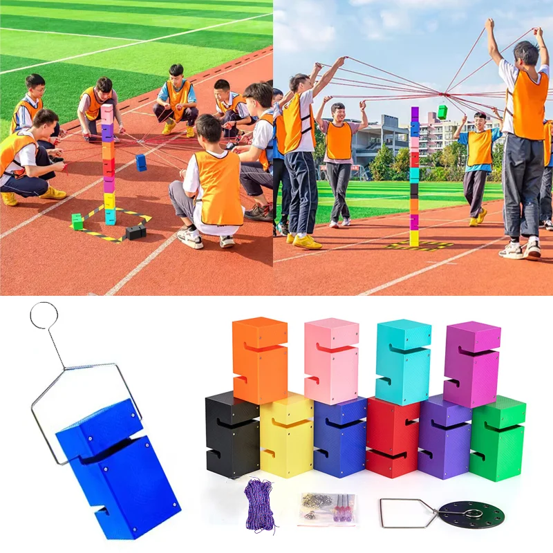 Team-collaboration-game-Tower-style-building-outdoor-sports-toy-Team ...