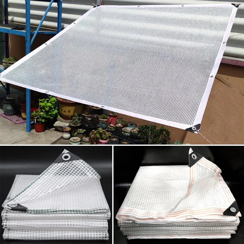 Thick-0-3mm-PE-Grid-Rainproof-Cloth-Outdoor-Waterproof-Awning-Garden ...