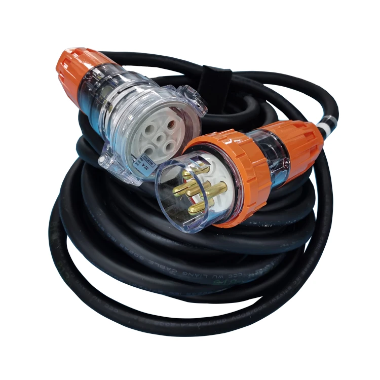 3-Phase-Australia-power-cable-with-IP66-32A-5Pin-male-and-female ...