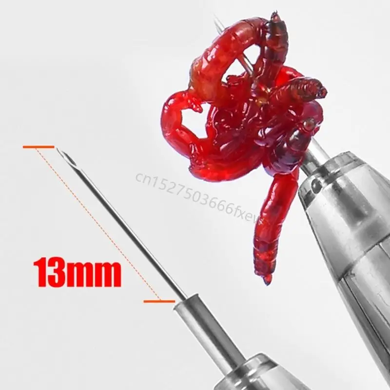 Earthworm Red Worm Piercing Pen Red Worm Binding Device Baits Hooking ...