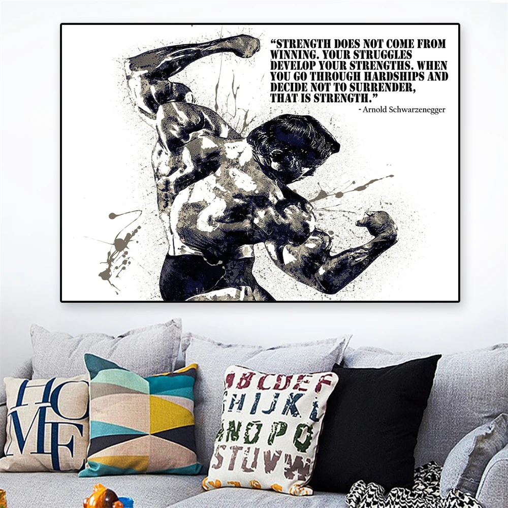 Arnold Schwarzenegger Enjoyment Poster