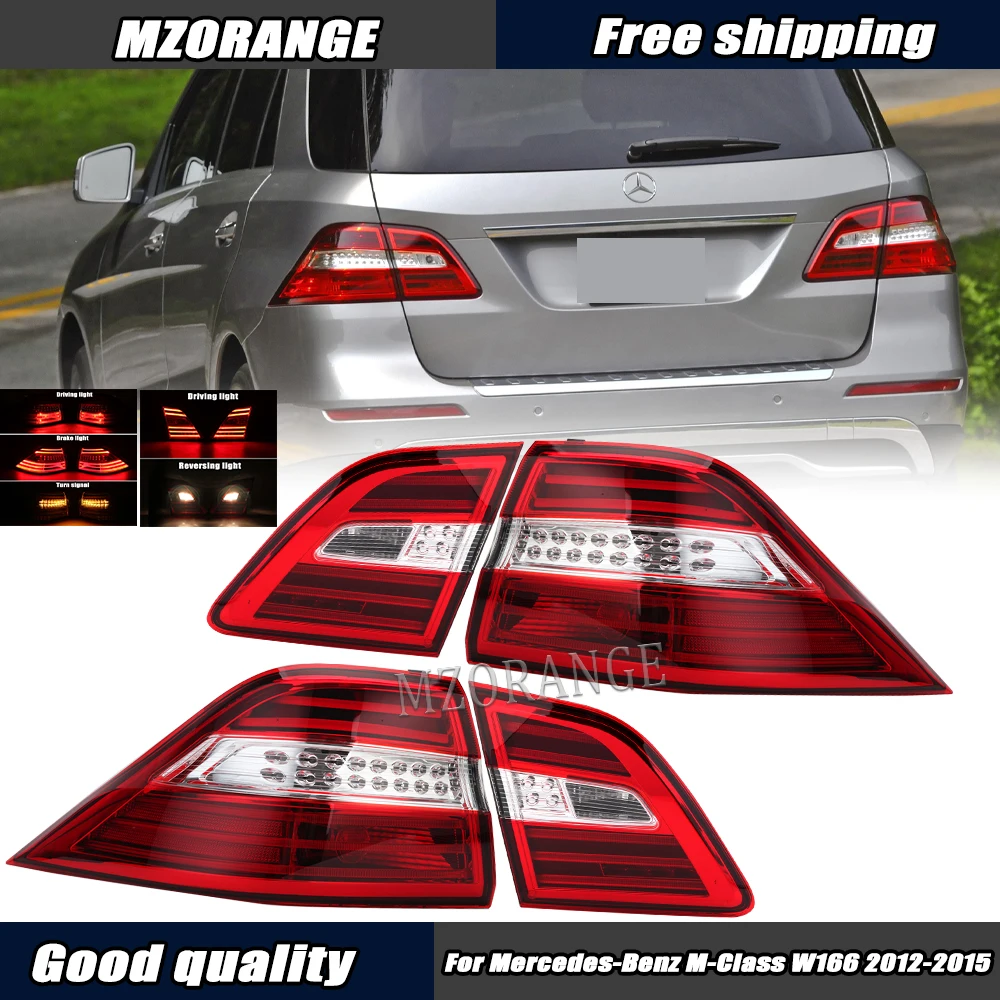 Tail-Light-for-Mercedes-Benz-W166-ML300-ML350-ML400-2012-2015-Car-LED ...
