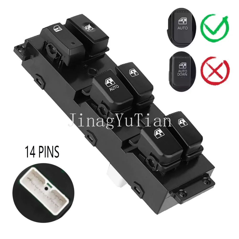 Front Left AUTO Master Power Window Switch Control Button for Hyundai ...