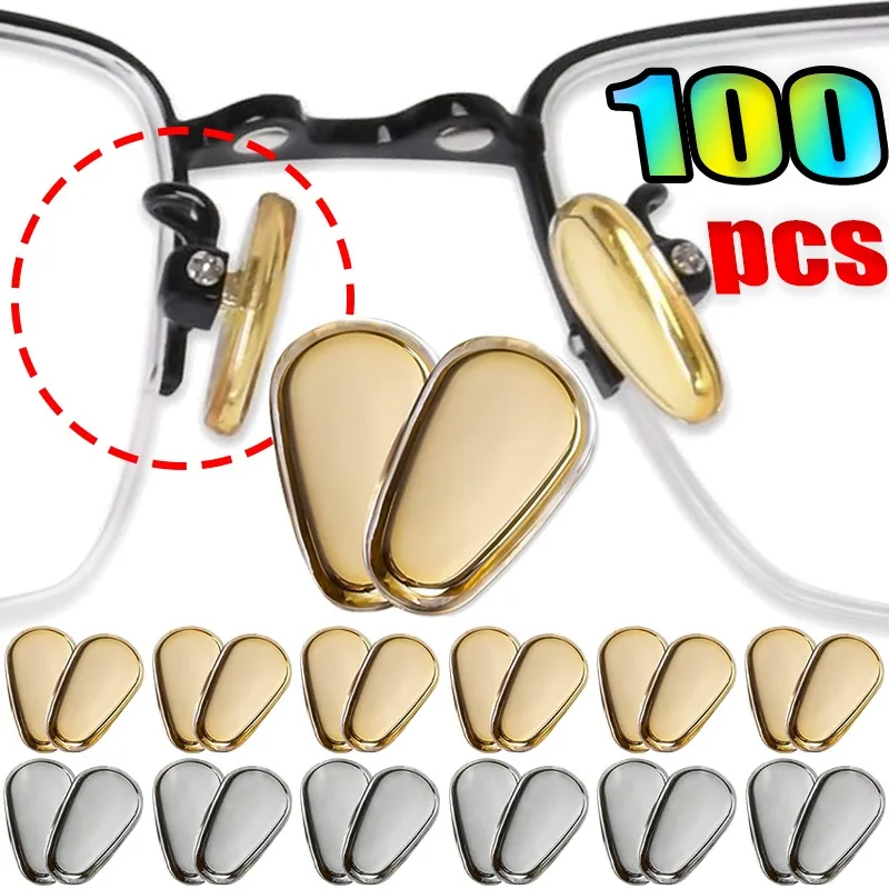Silicone-Anti-Slip-Nose-Pad-Comfortable-Golden-Silvery-Nose-Support ...