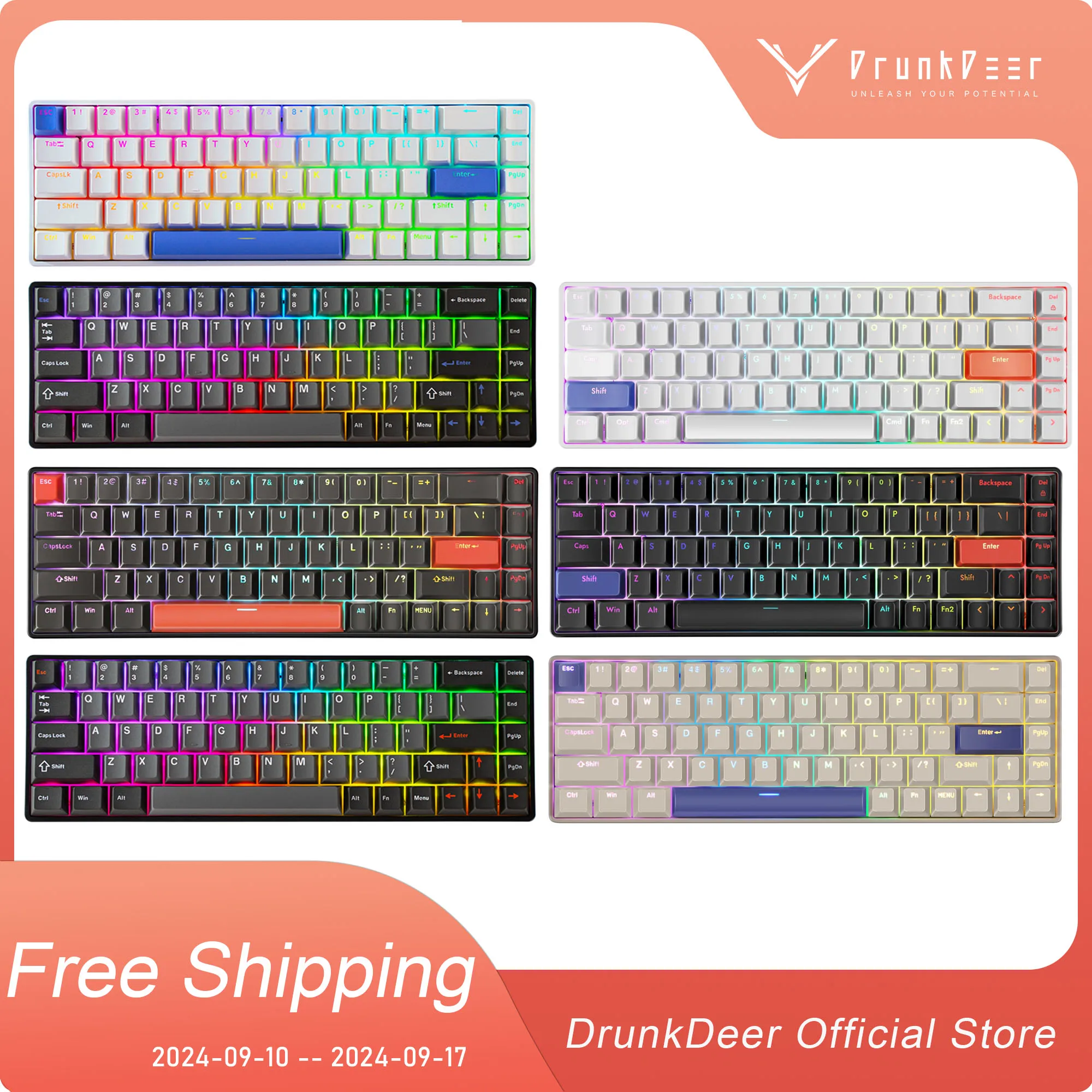 DrunkDeer-G65-Mechanical-Keyboard-Rapid-Trigger-TKL-Gaming-Keyboards ...