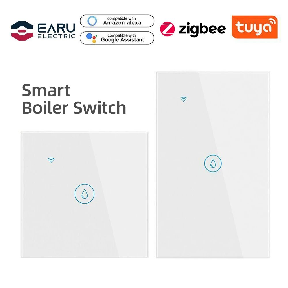 US-EU-ZigBee-Smart-Timer-Glass-Panel-Boiler-Water-Heater-Wall-Touch ...
