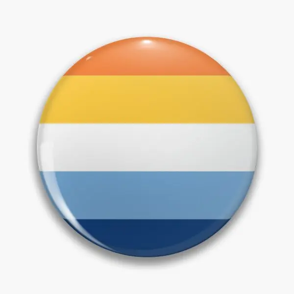 Aroace Flag Orange And Blue Aro Ace Ar Soft Button Pin Jewelry Creative ...