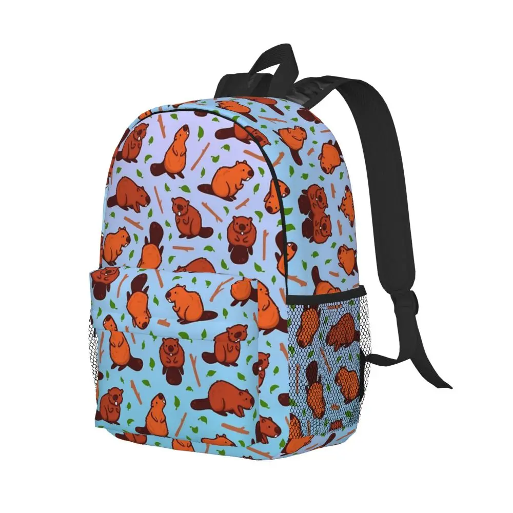 Cute Beaver Backpacks Large Capacity - styloclubs.com