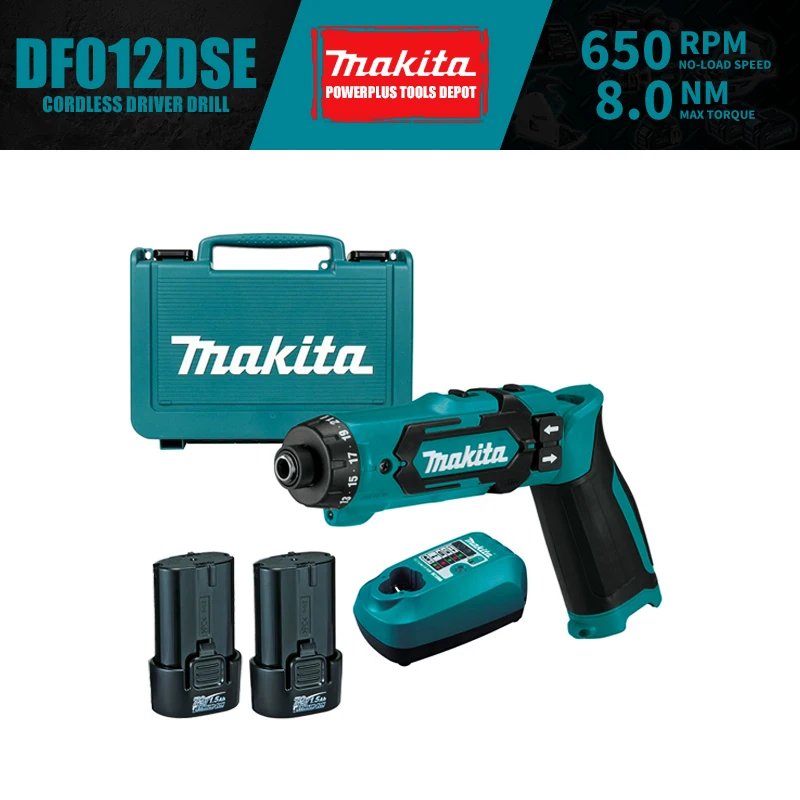 Makita-DF012DSE-TD022DSE-Cordless-Driver-Drill-Stick-Driver-7-2V-Power ...