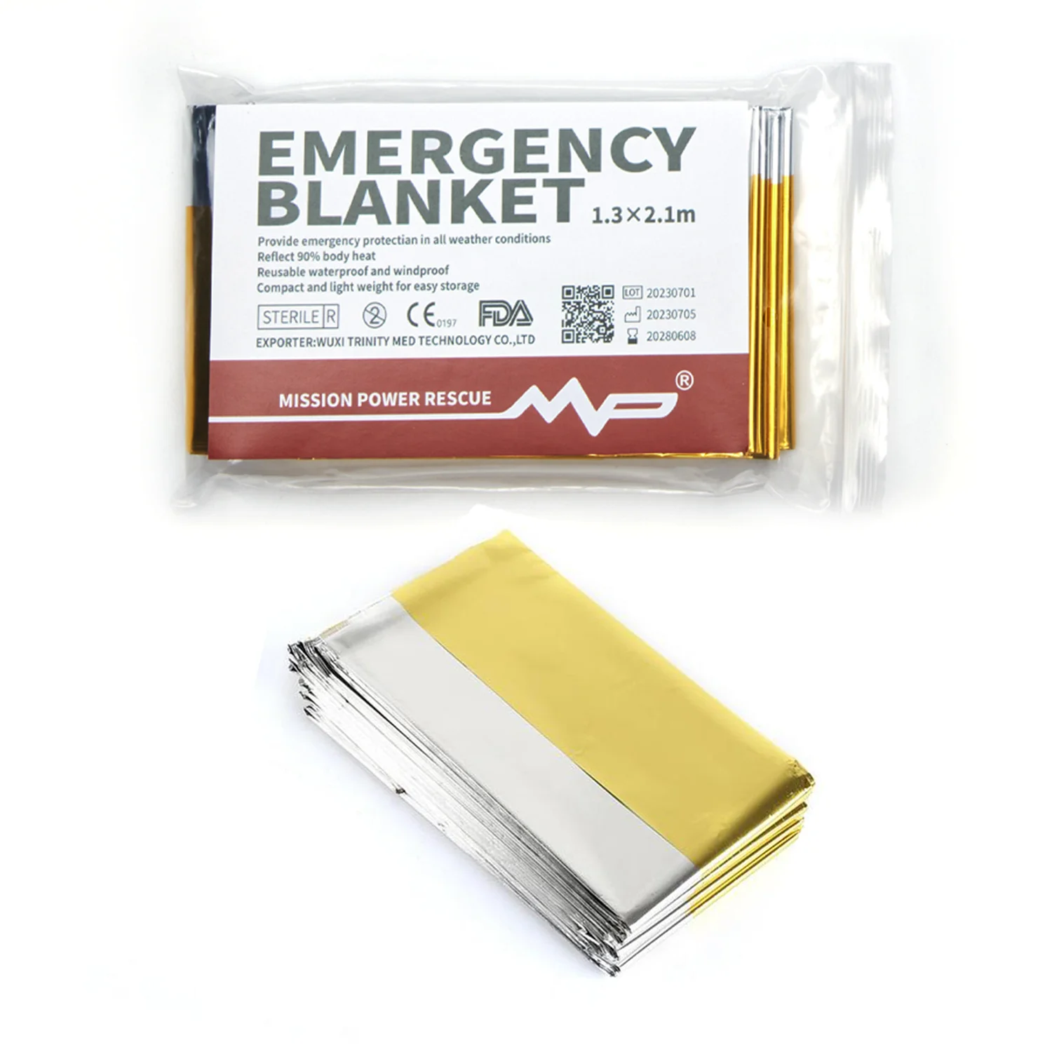 MPR-Outdoor-Emergency-Survival-Blanket-Gold-Sliver-for-Waterproof-First ...
