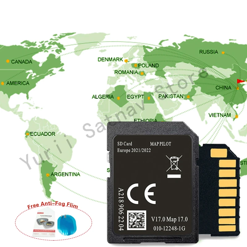 Sd-karte Gps For Mercedes Garmin Map Pilot Europe 2021 2022 Star1 V17 ...