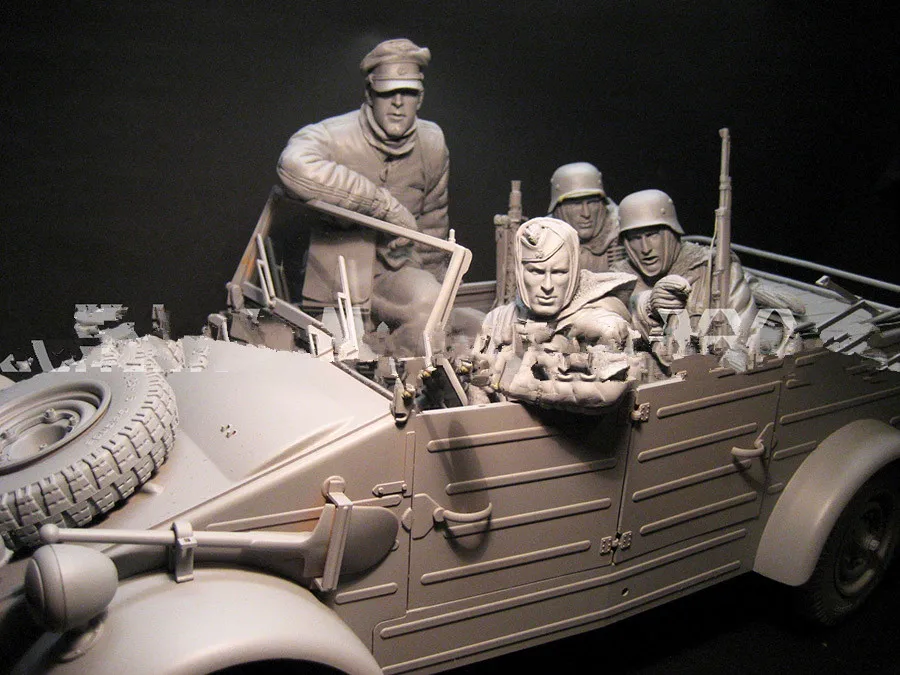 1:9 Resin Figure Model Kit Unassambled Unpainted 16317(NO CAR)(1:9 ...