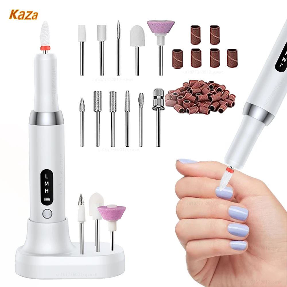 Electric-Nail-File-Set-Portable-Electric-Nail-Drill-Pen-Professional ...