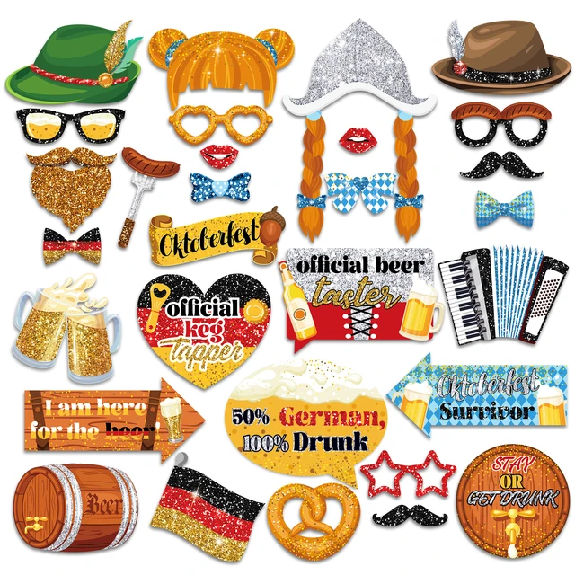 Oktoberfest Photo Booth Cut Out Stand Up