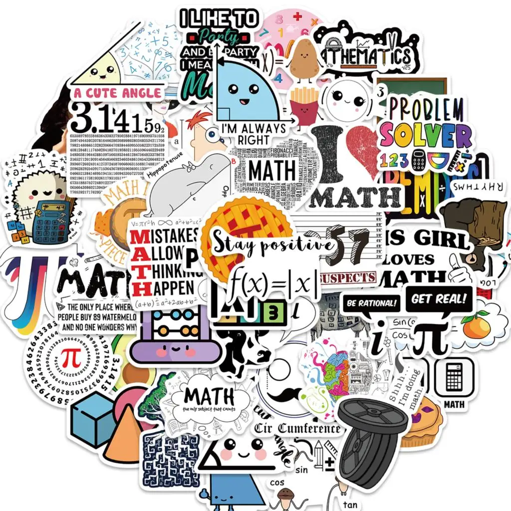 10-50pcs-math-stickers-education-vintage-for-student-diy-kids-planner