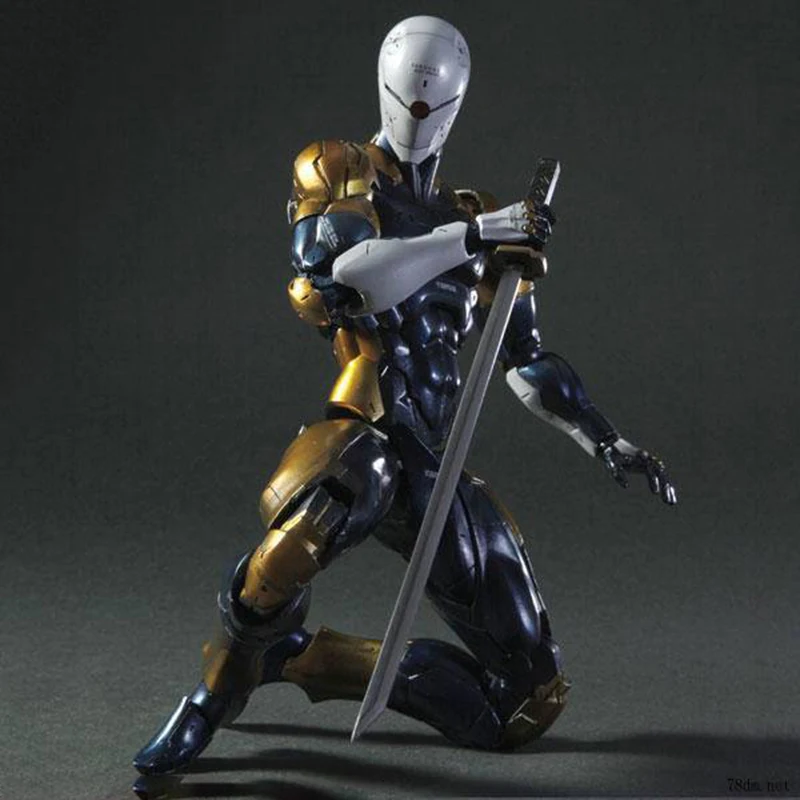 Play Arts Gray Fox Action Figure PA PVC Movable Metal Gear Model Toys