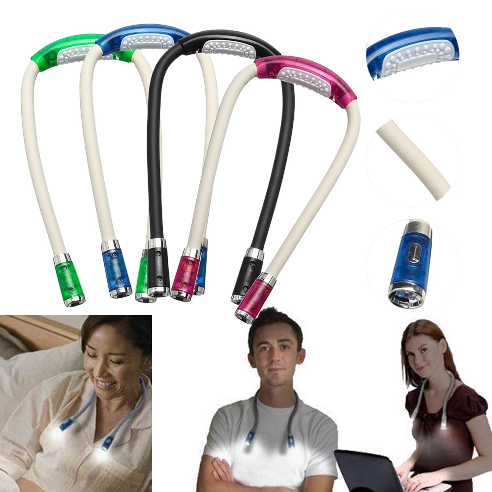 LED-Book-Light-Flexible-Handsfree-Led-Neck-Light-Hug-Reading-Lamp ...