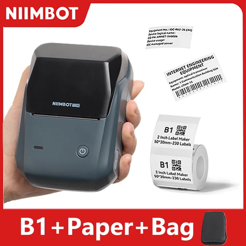 Niimbot-B1-Mini-Portable-Thermal-Printer-Self-Adhesive-Sticker-Label-Bluetooth-Mobile-Pocket-Tag ...