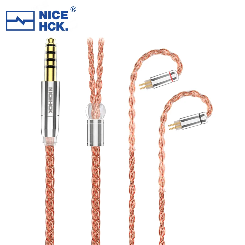 NiceHCK-Cable-HIFI-OrangeSir-8-n-cleos-6N-OCC-cobre-de-alta ...