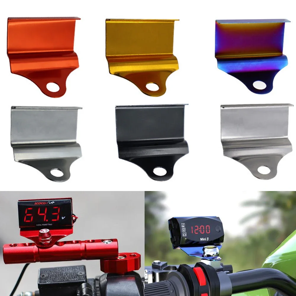 Universal-Motorcycle-Meter-Bracket-CNC-Aluminum-Square-Water ...
