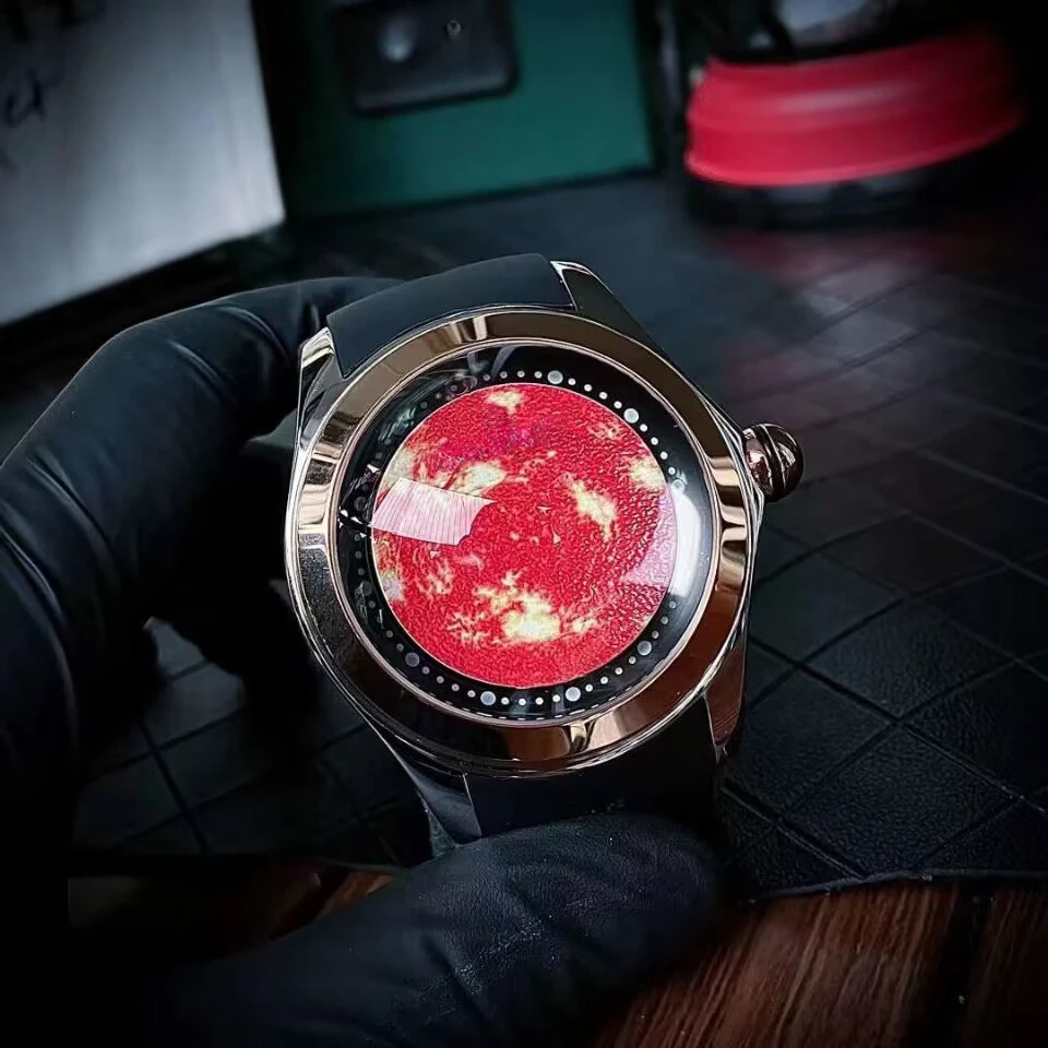 KAFYASE-Designer-Bubble-Rubber-Automatic-Watches-Luxury-Men-46mm ...