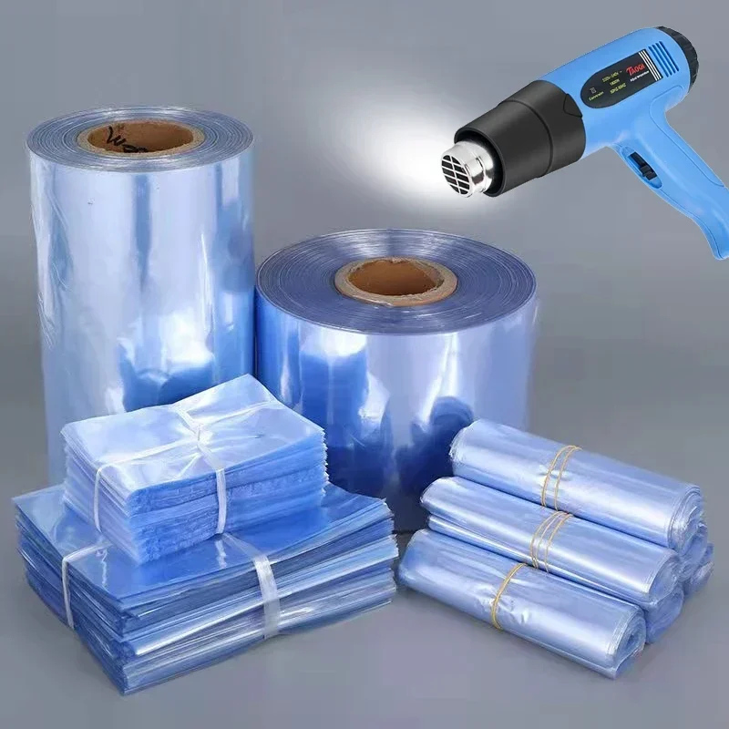 Pvc Heat Shrink Bag Shoe Clear Membrane Plastic Cosmetic Storage Pack ...